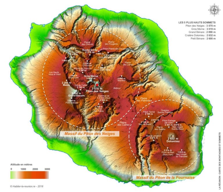 Cartes de La Réunion - Habiter La Réunion