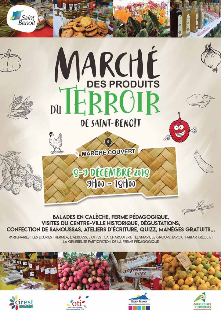 Marché des produits du terroir - Habiter La Réunion